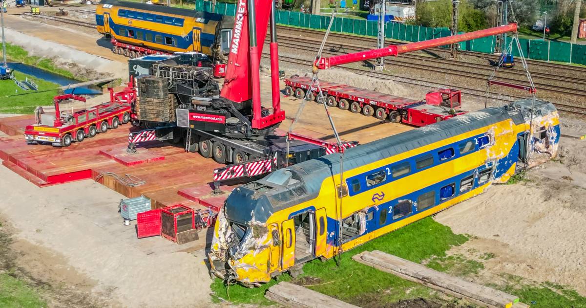Gecrashte trein Voorschoten naar Amersfoort, maar mogelijk is dat niet ...