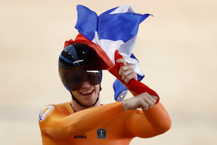 Baansprinter Lavreysen verovert derde gouden medaille op WK | Trouw