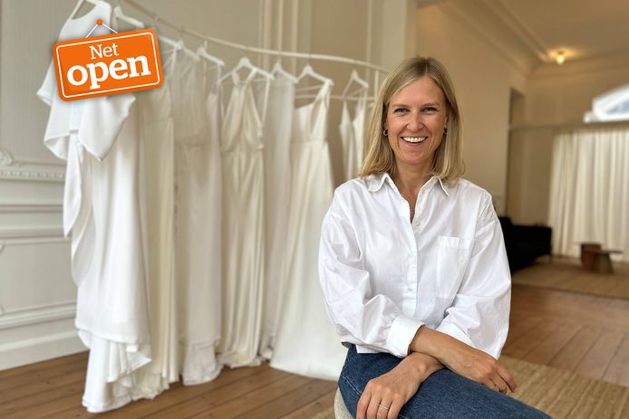 NET OPEN. Stefanie (39) haalt de mooiste trouwjurken naar Gent ...