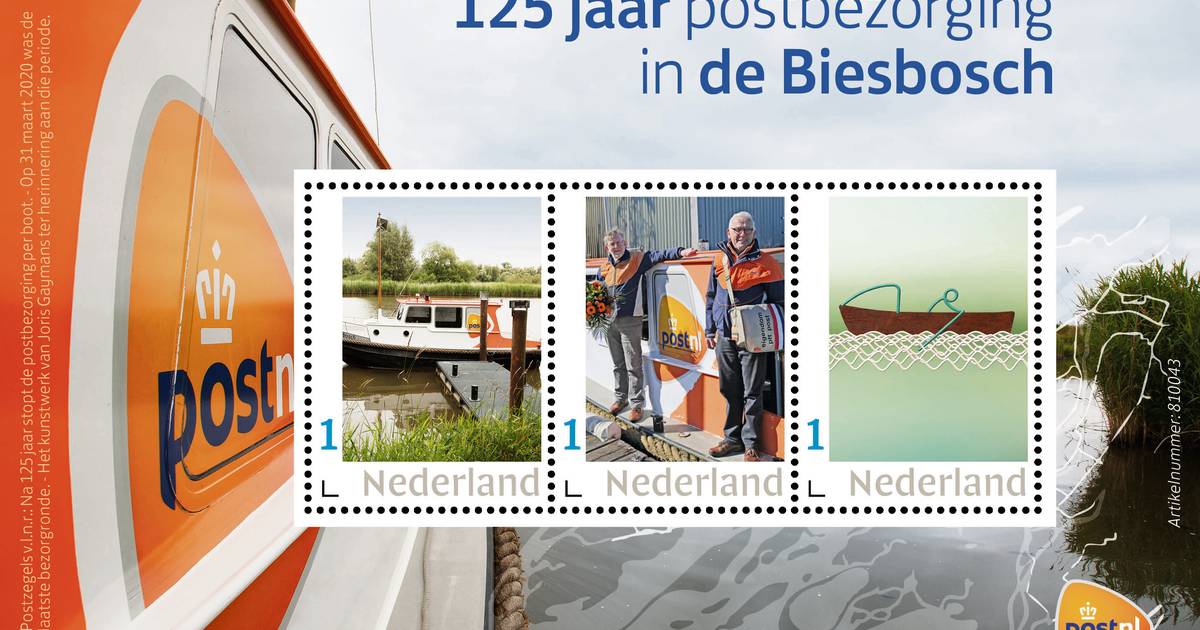 Speciale postzegels herinneren aan 125 jaar postbezorging in de ...