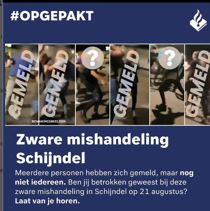 Vier verdachten van mishandeling Schijndel melden zich, van twee worden ...