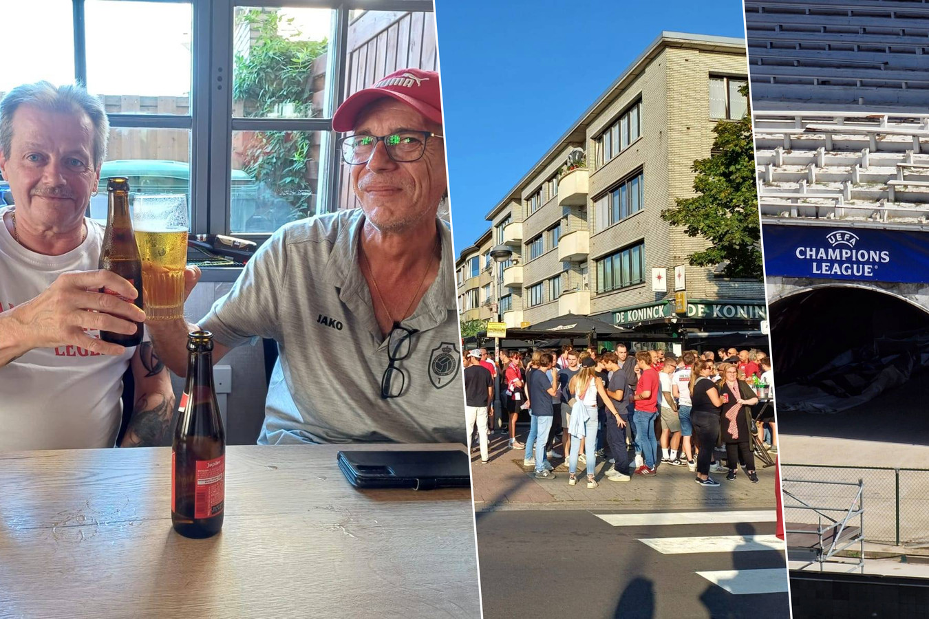 “Nerveus? We mogen al blij zijn dat we deze kans krijgen”: Antwerp-fans ...