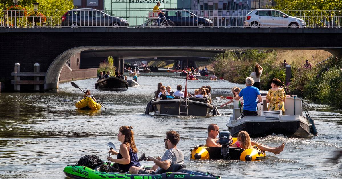 Mooi weer én pas geopende singel zorgen in Utrecht voor een ware ...