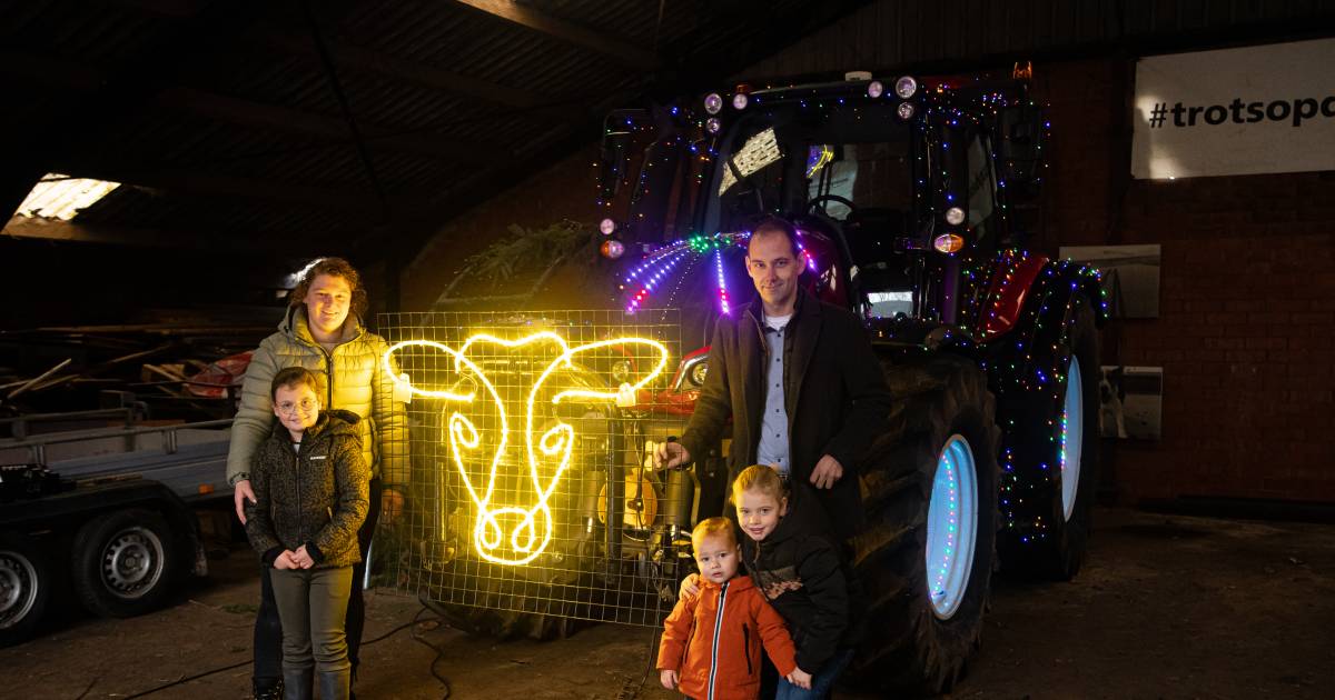Boeren brengen met verlichte trekkertocht tussen Axel en Hulst licht in donkere dagen | Zeeuws ...