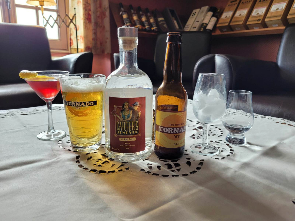 Frisse jenever op basis van tornadobier: “Vergeten sterke drank opnieuw ...