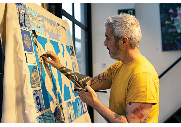 GLO’ART maakt WK-kunst | Foto | hln.be