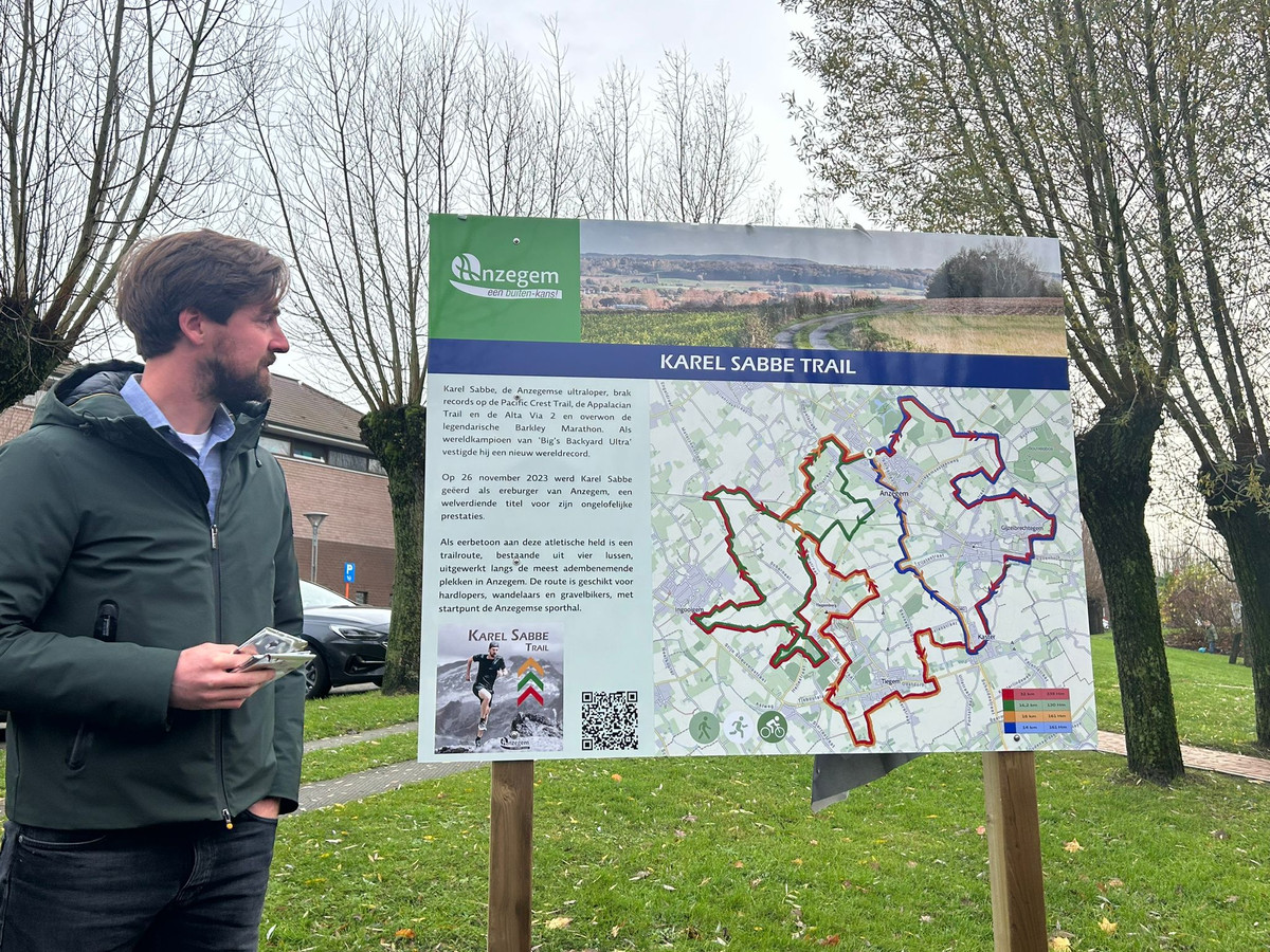 Ereburger Karel Sabbe krijgt eigen trail in Anzegem | Foto | hln.be
