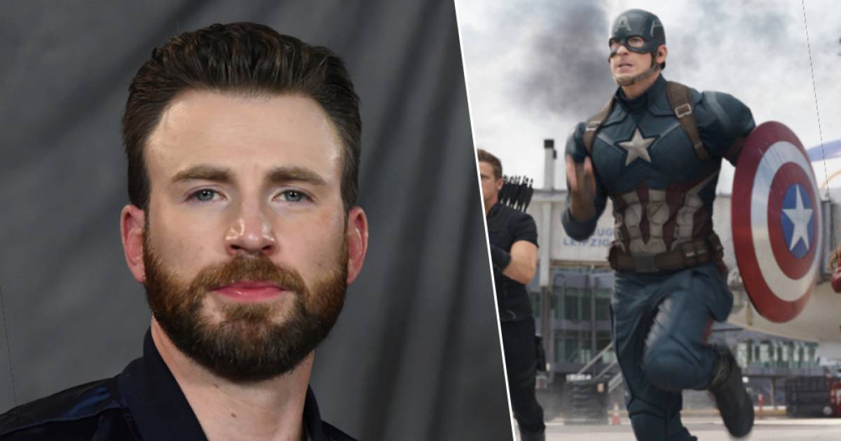 ‘Captain America’-ster Chris Evans verkozen tot meest sexy man van 2022 ...