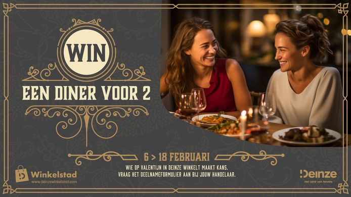 Romantisch etentje te winnen met valentijnsactie | Deinze | hln.be