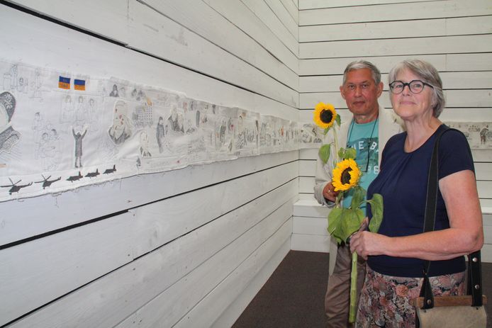 “Hoe langer de oorlog in Oekraïne duurt, hoe langer ik dit tapijt maak ...