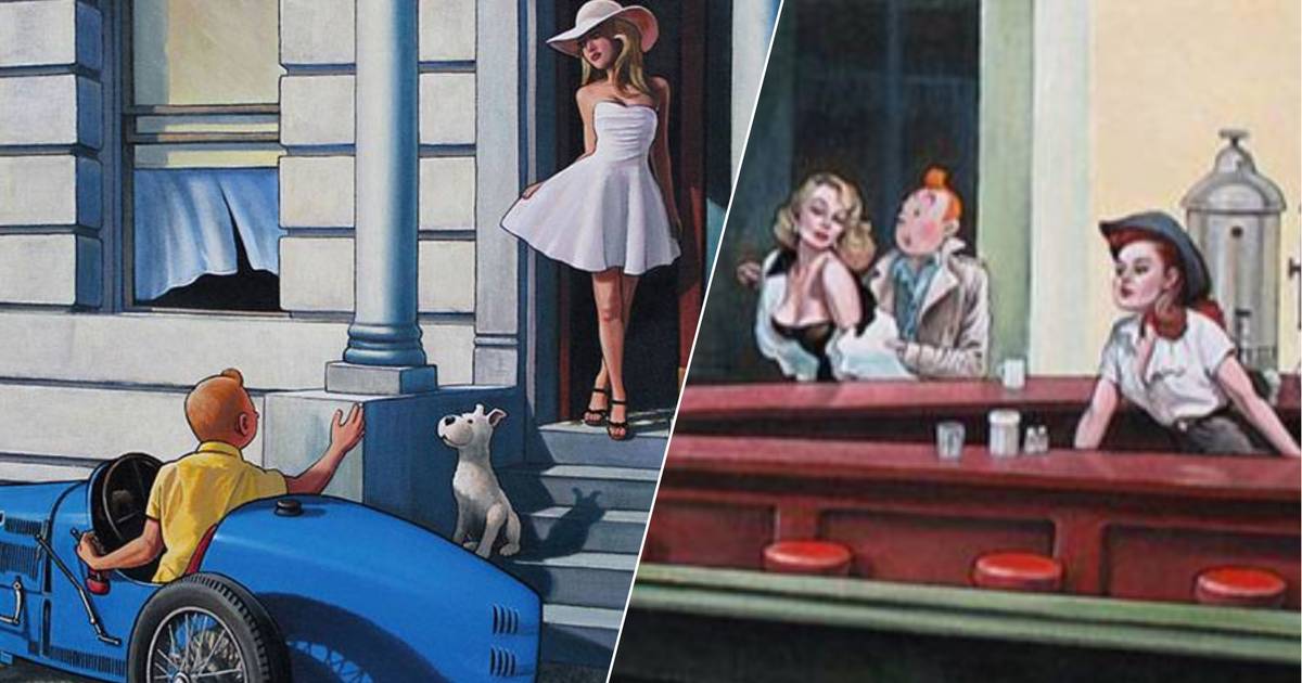 Franse kunstenaar veroordeeld voor erotische Kuifje-schilderijen ...