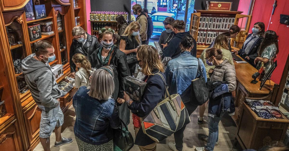 Al anderhalf uur voor eerste Vlaamse Harry Potter-winkel open gaat ...
