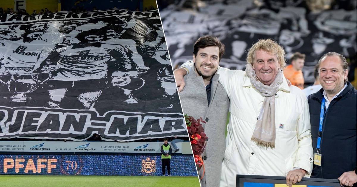 SK Beveren eert jarige Jean-Marie Pfaff met tifo | Beveren | hln.be