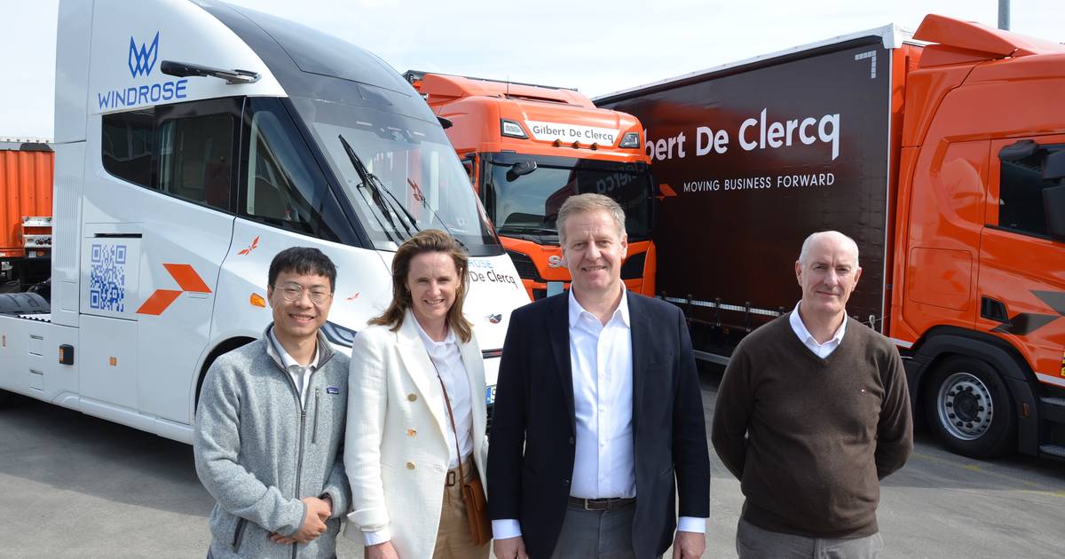 Chinese bouwer van elektrische trucks Windrose opent werkplaats in Zele ...