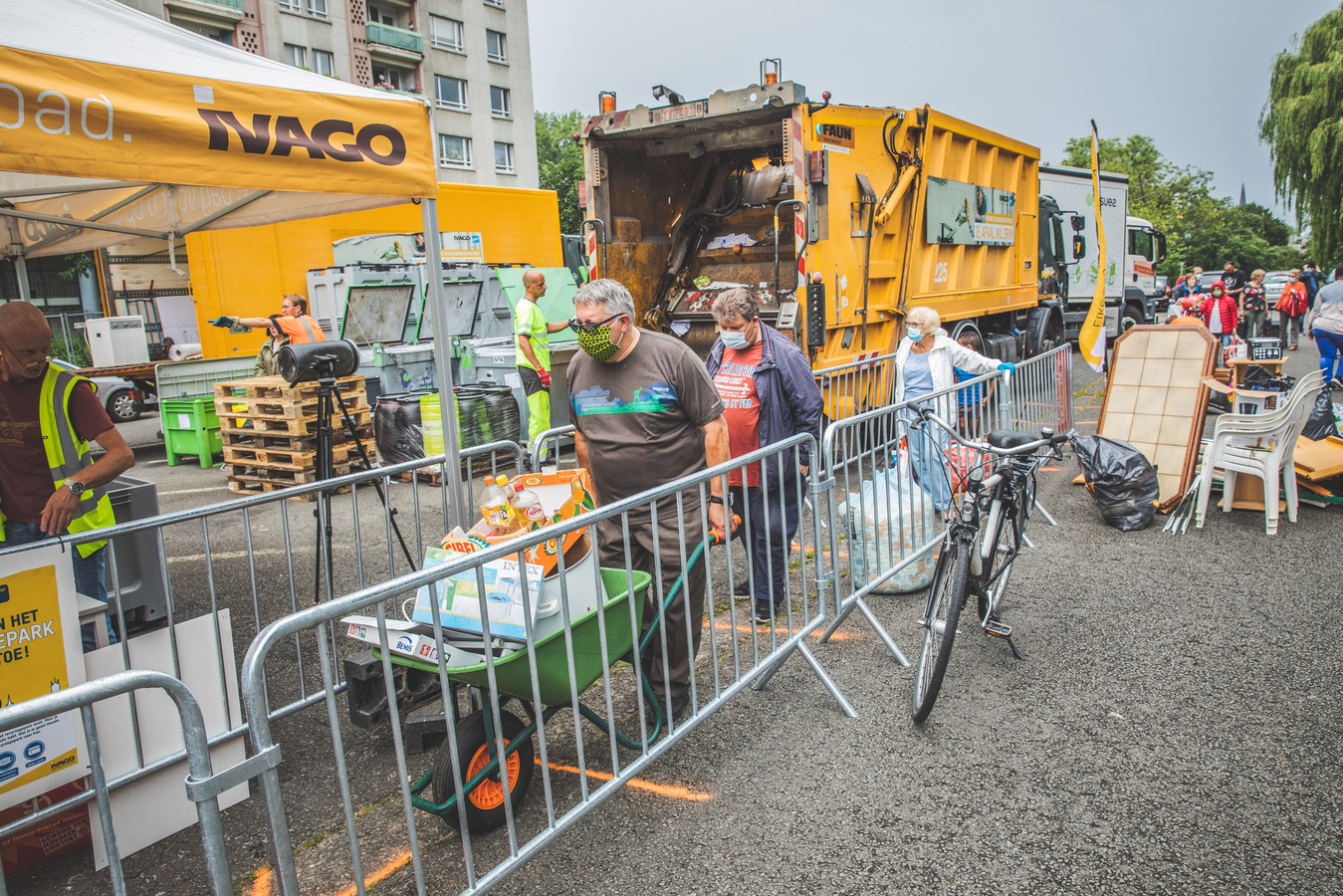 Ivago gaat door met pop-uprecyclageparken: bewoners van dichtbevolkte ...