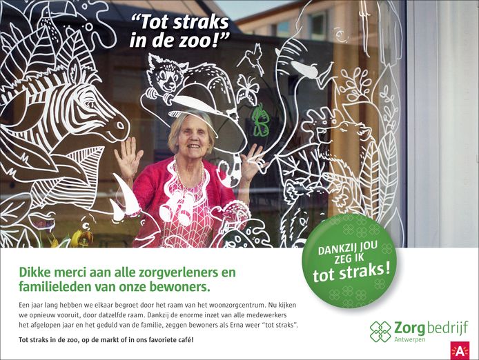 Zorgbedrijf Antwerpen lanceert campagne van hoop nu 90 procent van de ...