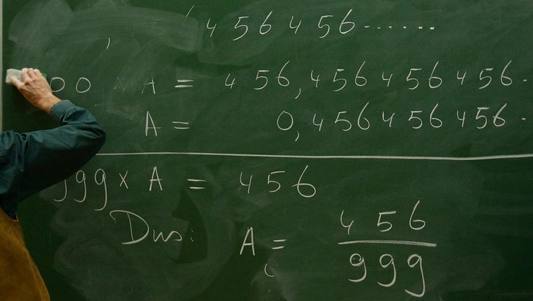 Die wiskundeleraar gaat het héél moeilijk krijgen dit schooljaar