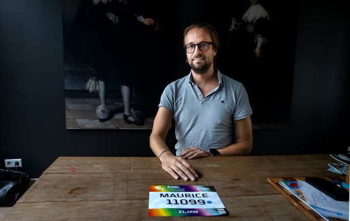 Maurice wil halve marathon voor zijn overleden vrouw lopen: ‘Stefanie was een voorbeeld voor de ...