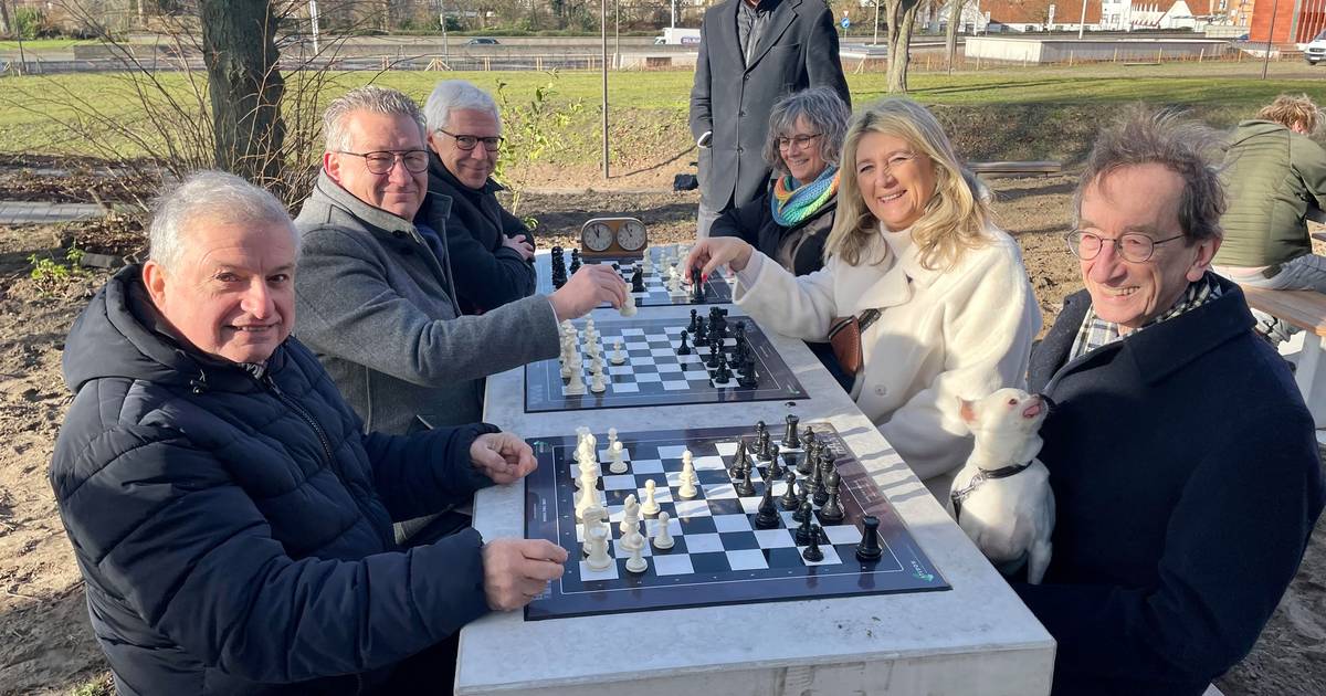 Speel spelletje schaak in heraangelegd Koning Albert I-park: “Goed voor ...
