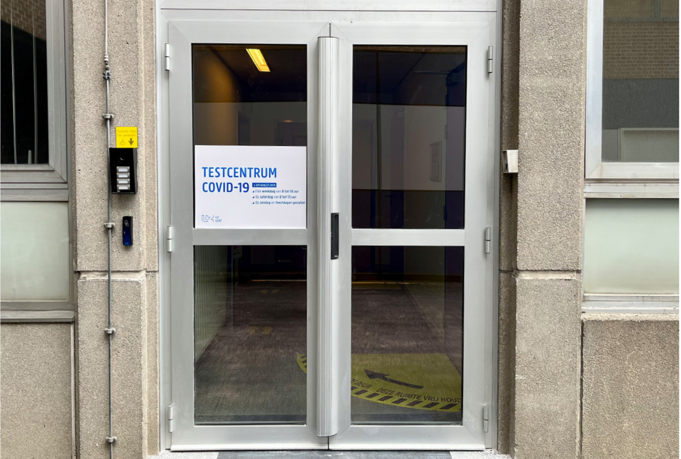 COVID-testcentrum UZ Gent is verhuisd. “Nog steeds 50 tests per dag ...