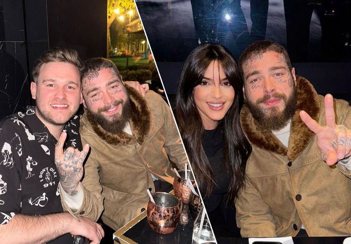 Wereldberoemde rapper Post Malone (27) duikt op in Antwerpse horeca ...