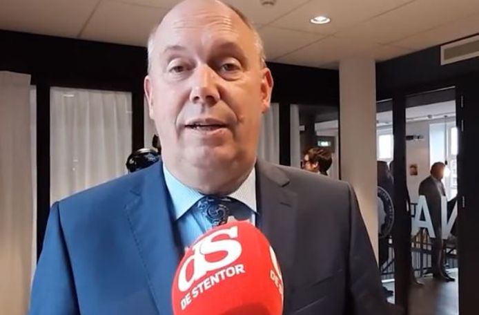 Bert Boerman hoopt dat hij nu eens niet met zijn mond vol tanden zit ...