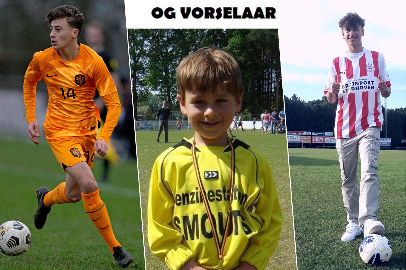 Samuel (17) tekent profcontract bij Nederlandse topclub PSV Eindhoven ...