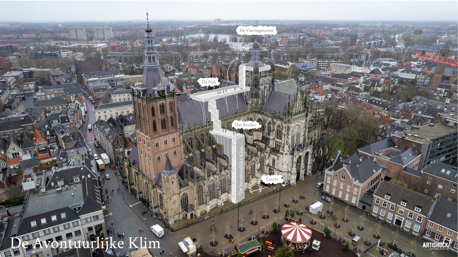 Veilig lopen bovenop de Sint-Jan? De toppers onder de steigerbouwers ...