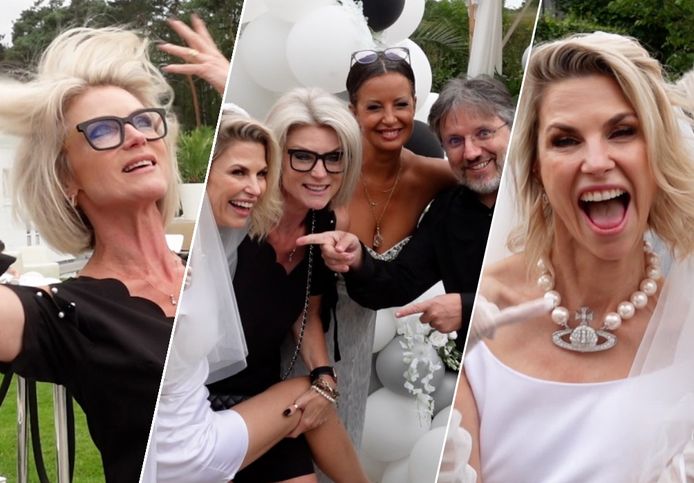 EXCLUSIEF. De eerste beelden van trouwfeest Tanja Dexters: “84 liter wodka is geen verrassing ...