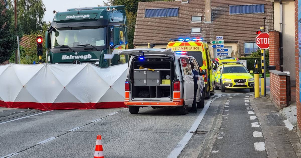 Fietser (60) komt om het leven bij dodehoekongeval met vrachtwagen | Laarne | hln.be