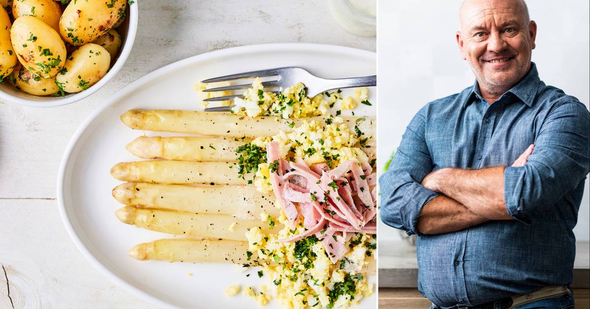 Asperges met ei, ham en gekookte aardappels | Eten | hln.be