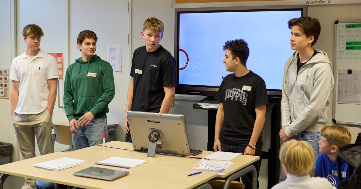 Zutphense tieners aan het roer van basisschool (schrik niet, het is ...