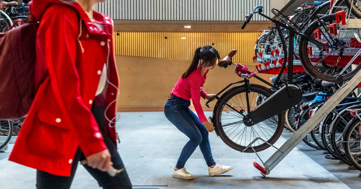 ‘s Werelds grootste fietsenstalling dreigt vol te lopen, dus zoekt de ...
