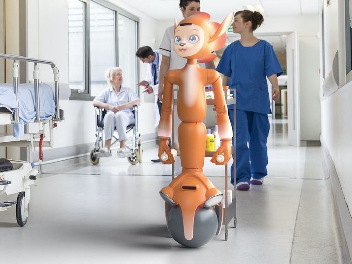 Eindelijk het jaar van de robot? Op techbeurs struikelen we er bijna ...