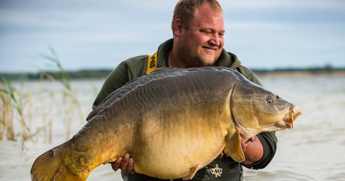 Maik (34) uit Lattrop vangt de grootste karpers met eigengemaakt aas ...