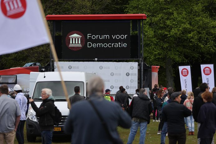 Forum voor Democratie houdt manifestatie op het Malieveld: ‘Voor de vrijheid, tegen de ...