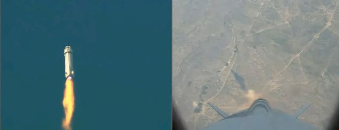 Blue Origin-raket faalt na lancering onbemand ruimtevaartuig ...