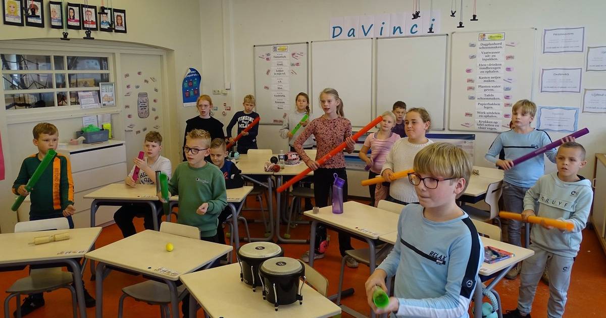 Groep 7 van obs Glanerbrug-Noord doet mee aan grootste orkest van ...