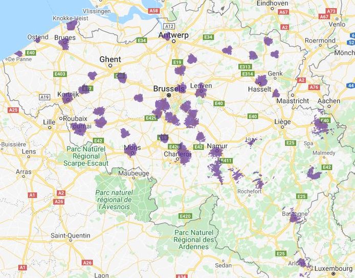 Op deze plaatsen lanceert Proximus morgen 5G | Tech | hln.be