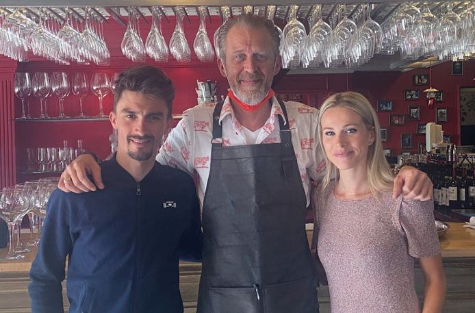 Bistro Tribunal ‘Chez Yf’ kreeg vanmiddag een wereldkampioen op bezoek ...