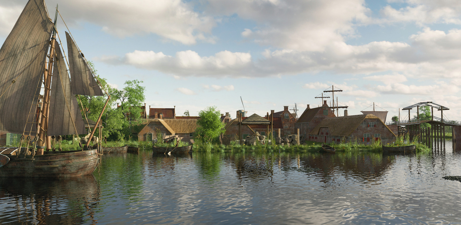 Virtuele tijdmachine brengt 17e eeuws Overschie weer tot leven | Foto ...