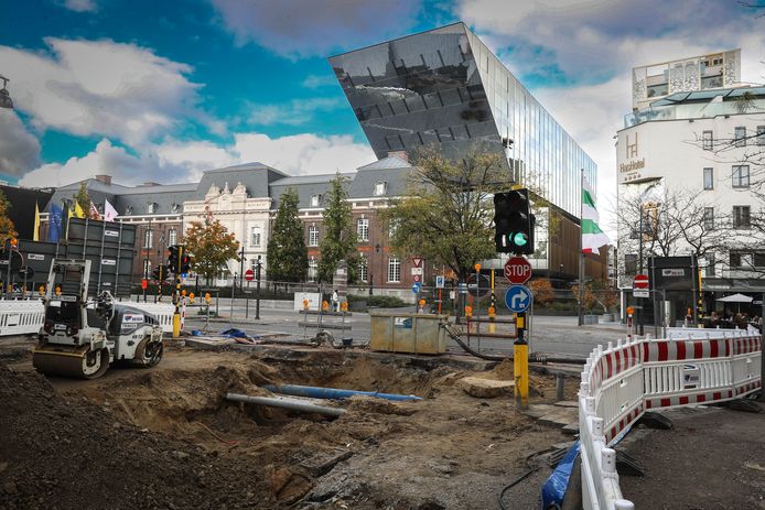 IN BEELD. Werken in Hasseltse Toekomststraat vangen aan | Hasselt | hln.be