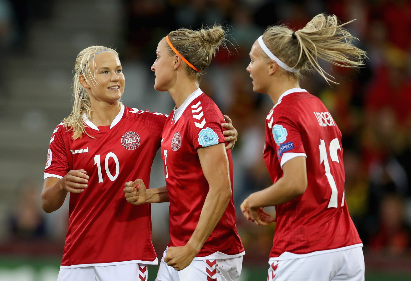 Denemarken opent EK met zege op België in poule van Oranje | Foto | AD.nl