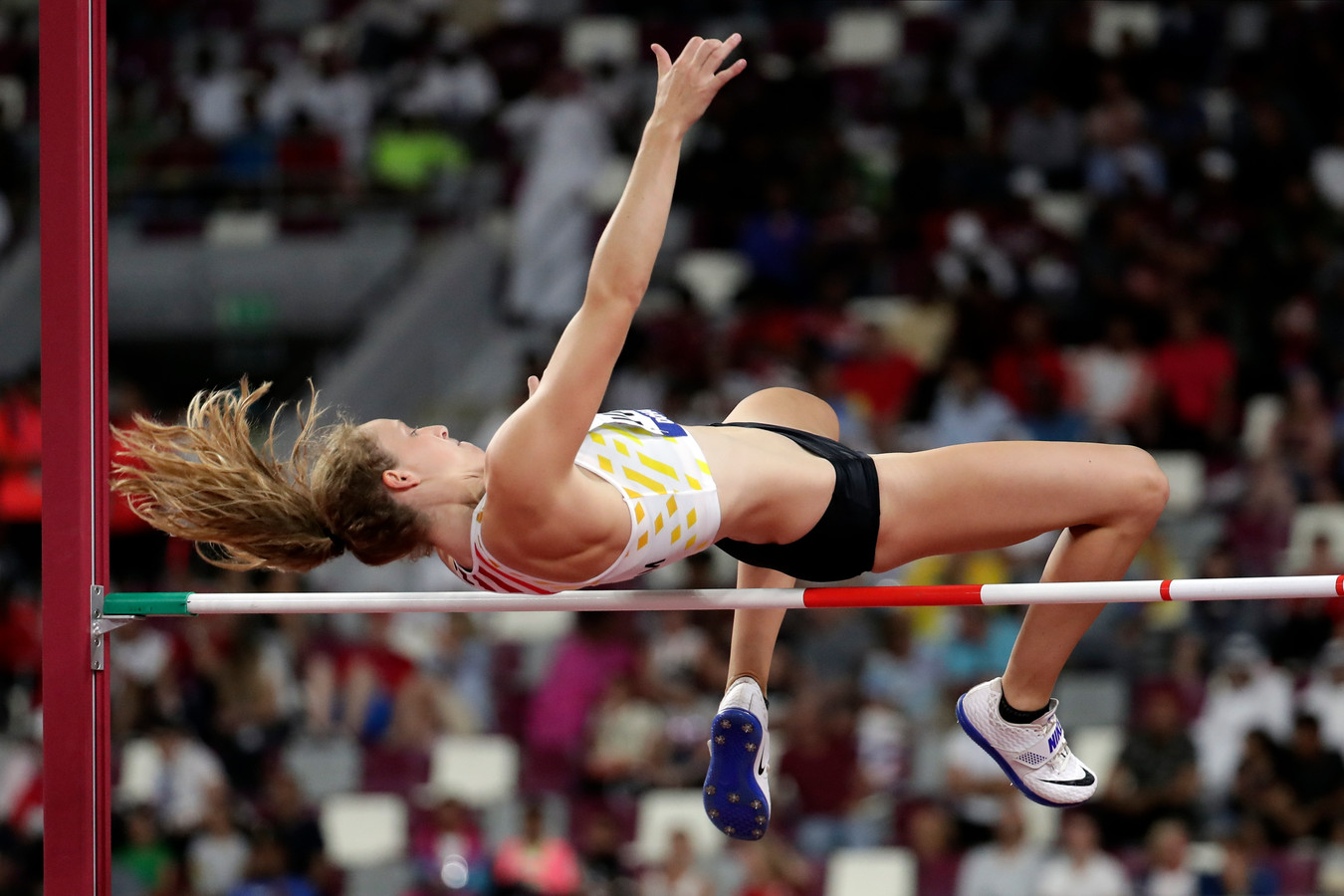 Belgisch Kampioene zevenkamp, Noor Vidts, ging onverwachts naar het WK ...