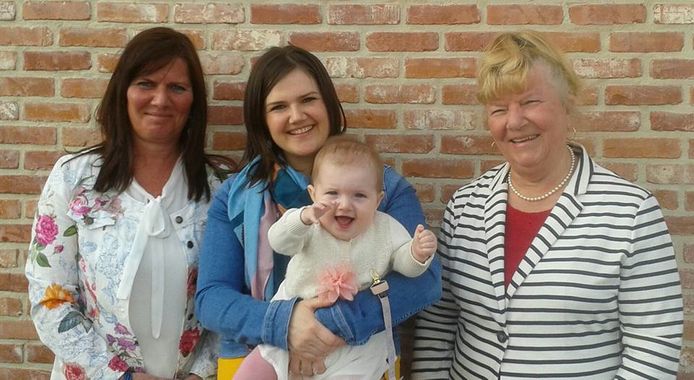 Kleine Tess zorgt voor viergeslacht | Aarschot | hln.be