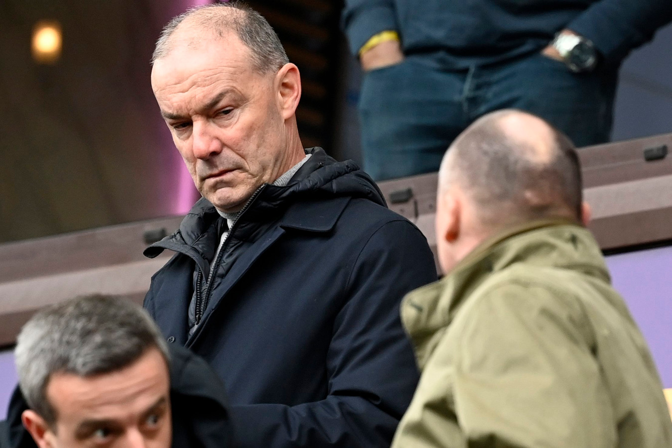 Le directeur de la formation des jeunes d’Anderlecht Jean Kindermans en ...