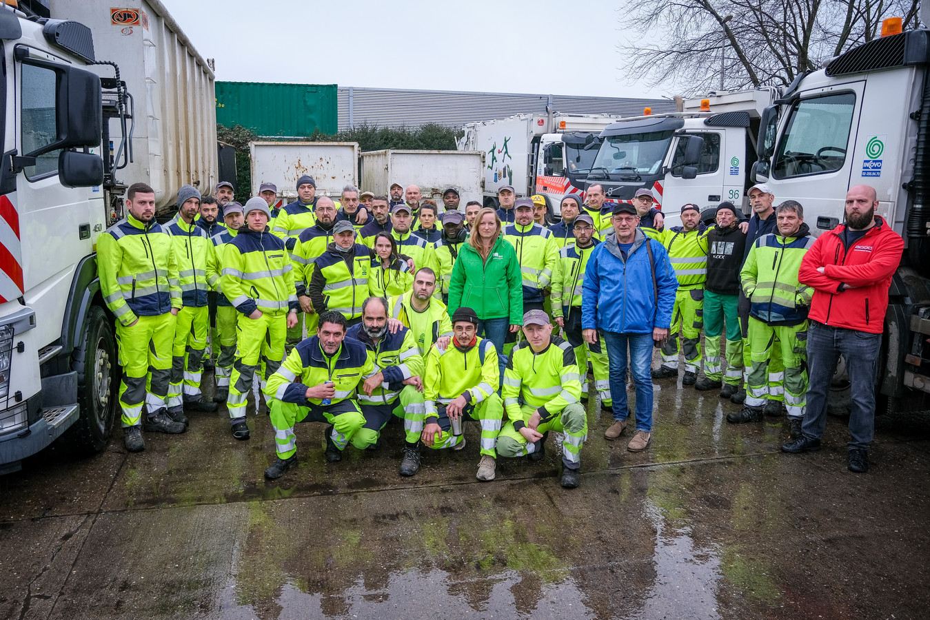 Werknemers blokkeren depot Incovo, afscheidnemend directeur is er niet ...