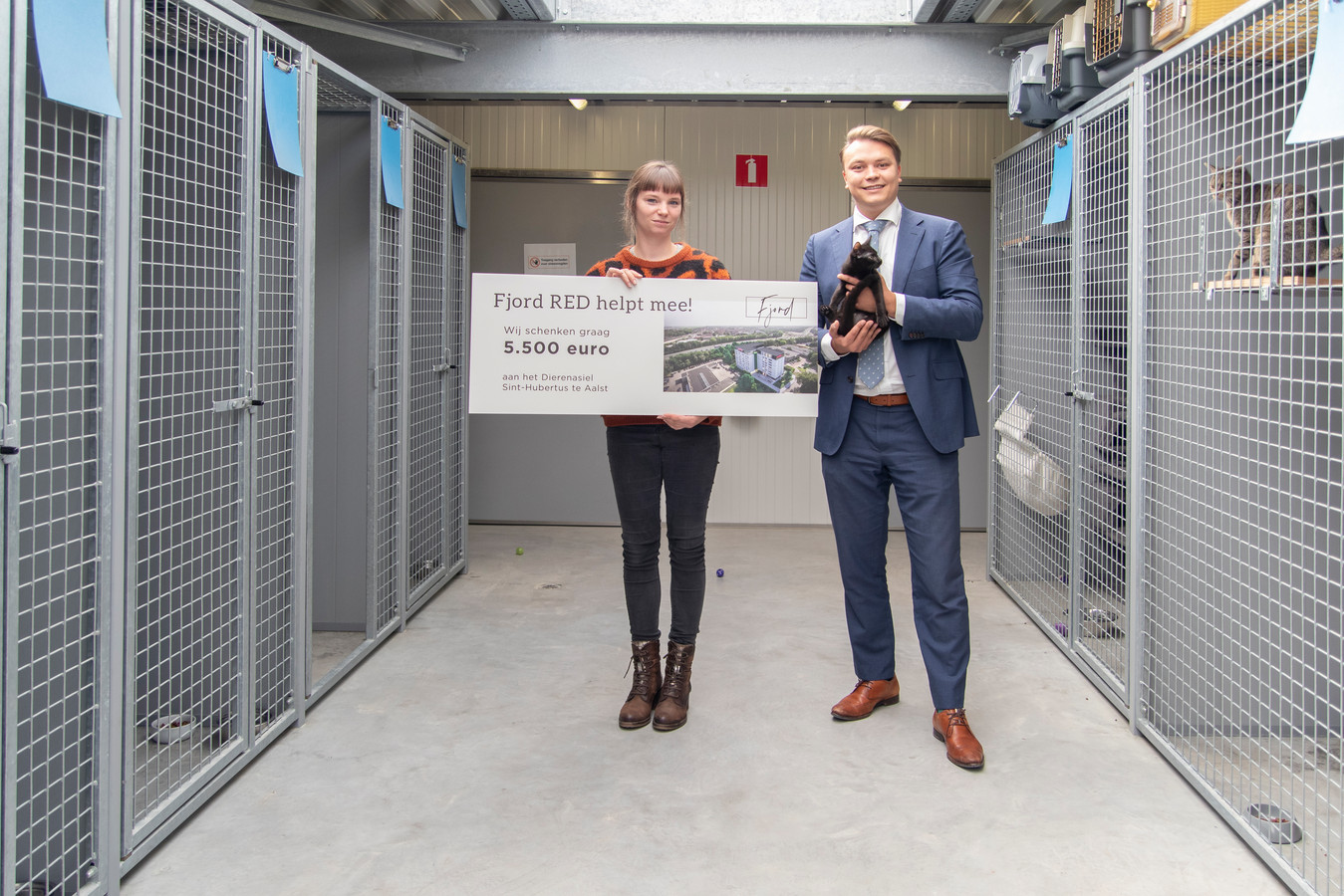 5.500 euro voor dierenasiel Sint-Hubertus: “Voor dierenartskosten en ...