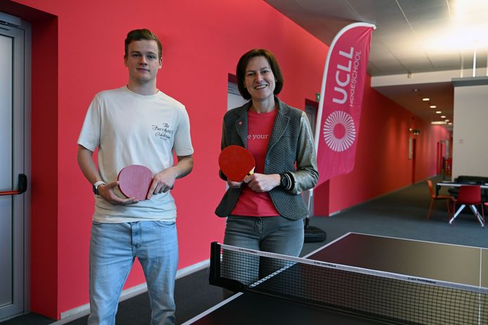 IN BEELD. Pingpongtafel UCLL ingespeeld door tweevoudig wereldkampioen ...