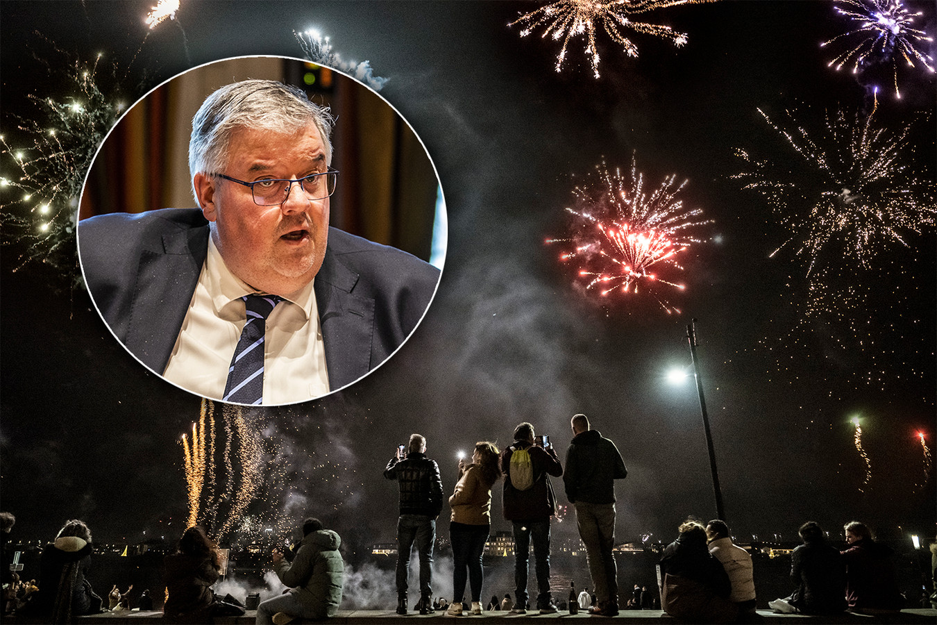 Jaarwisse­ling relatief rustig? Onzin, zegt Bruls: ‘Dit is de meest ...